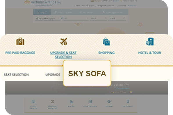 Visit the website www.vietnamairlines.com . In the "Upgrade & Seat Selection" section, choose ...